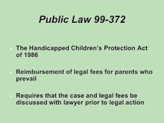 Special Education Law Time Line timeline | Timetoast timelines