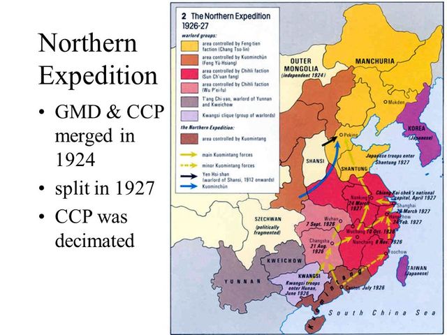"Causes of the first period of the Chinese civil war" timeline ...
