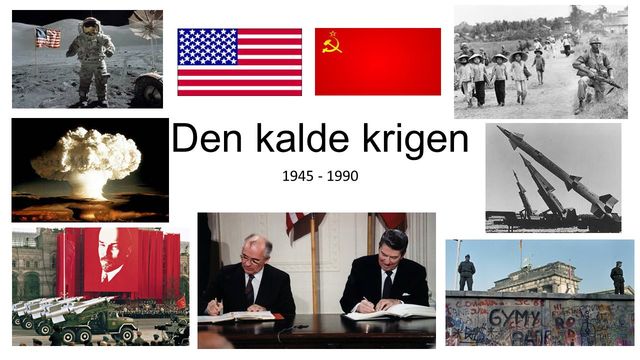 Den kalde krigen timeline | Timetoast timelines