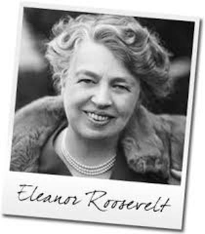 Eleanor Roosevelt timeline | Timetoast timelines