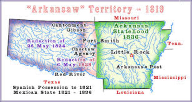 Arkansas history timeline | Timetoast timelines