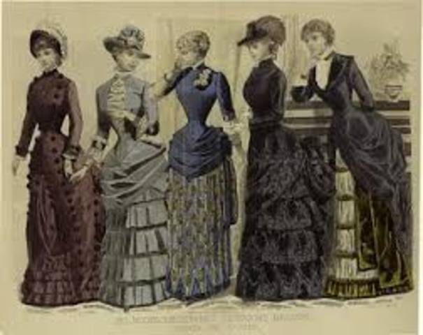 Linea del tiempo de la Vestimenta en las mujeres timeline | Timetoast ...