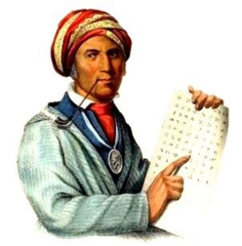 Sequoyah, a Cherokee Native American timeline | Timetoast timelines