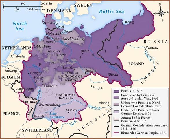 Europe Map With Prussia 1900 S