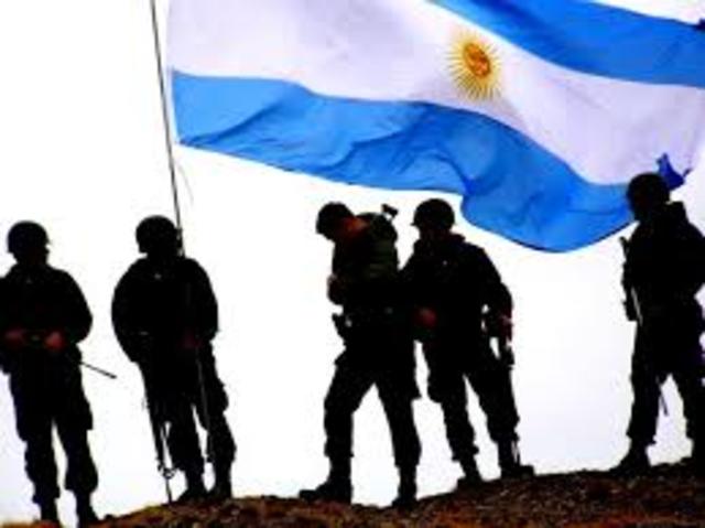 Falklands war timeline | Timetoast timelines