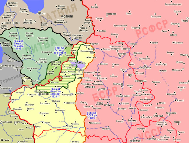 Belarusian-Lithuanian border timeline | Timetoast timelines