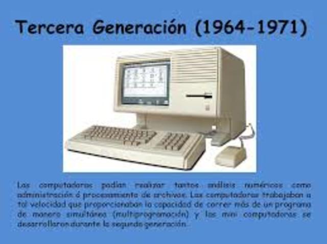 GENERACIONES DE LAS COMPUTADORES timeline | Timetoast timelines