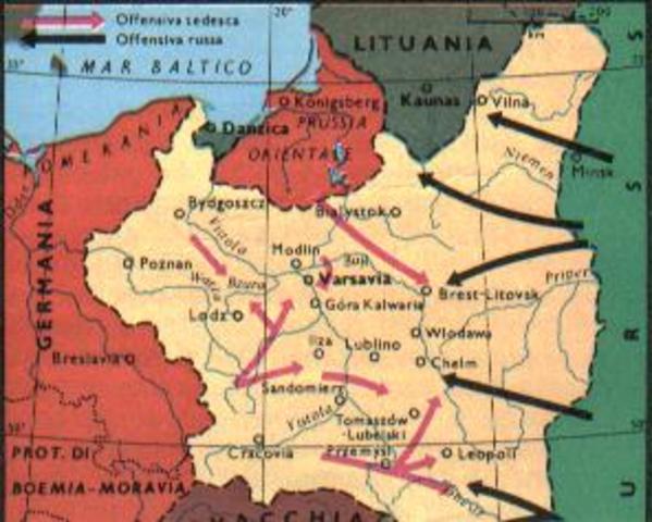 Seconda guerra mondiale timeline | Timetoast timelines