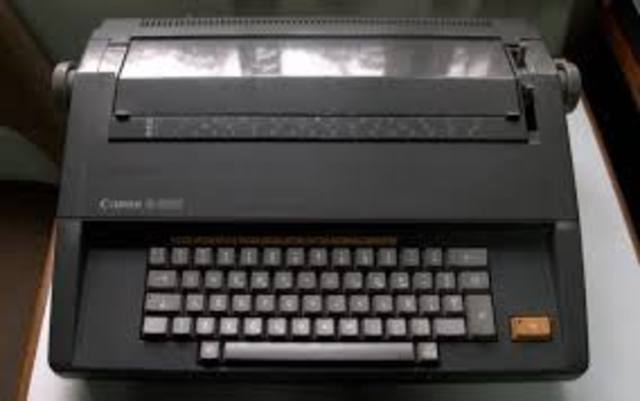 procesadores de texto timeline | Timetoast timelines