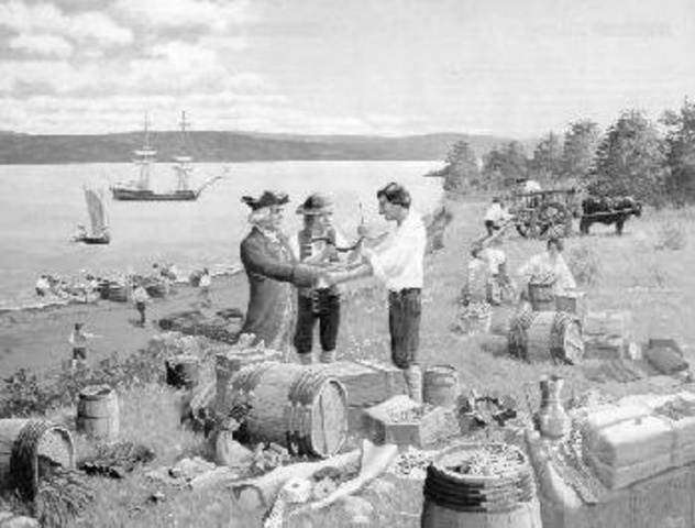Totem poles of the West Coast First Nations in Canada timeline ...