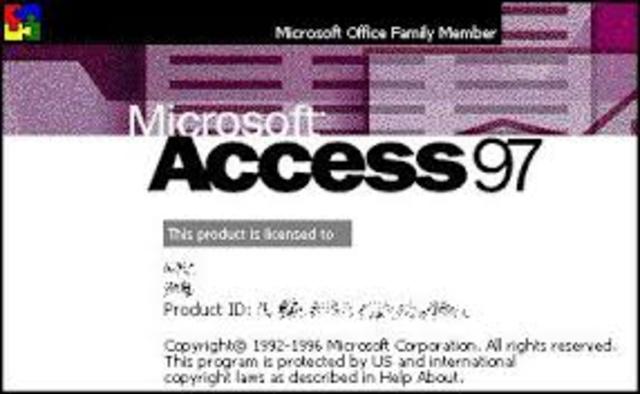 Versiones de Access timeline | Timetoast timelines