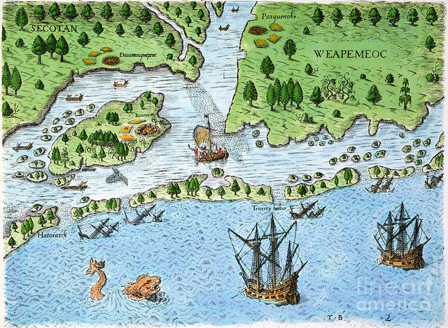 Roanoke island colony timeline | Timetoast timelines