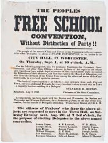 The Common School Movement timeline | Timetoast timelines