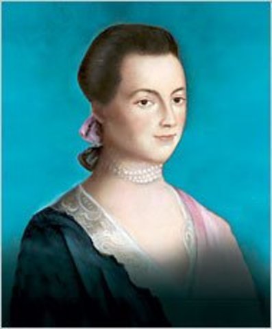 Abigail Adams Life! timeline | Timetoast timelines
