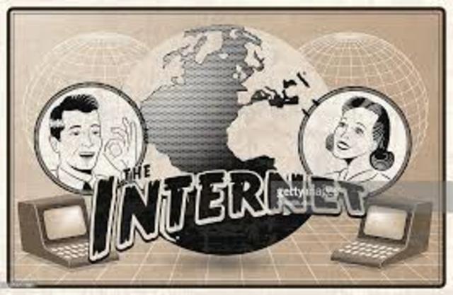 Historia del Internet timeline | Timetoast timelines