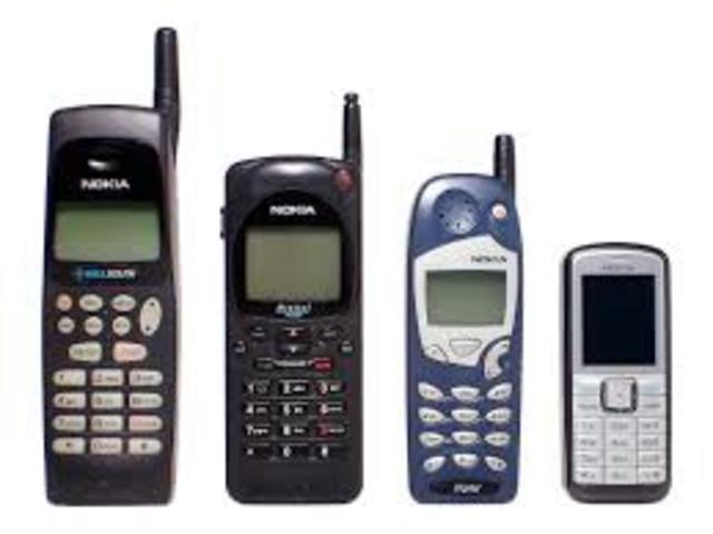 Historia de los Teléfonos celulares timeline | Timetoast timelines