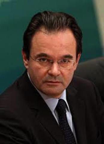 υπουργοι οικονομικων απο 2009 timeline | Timetoast timelines