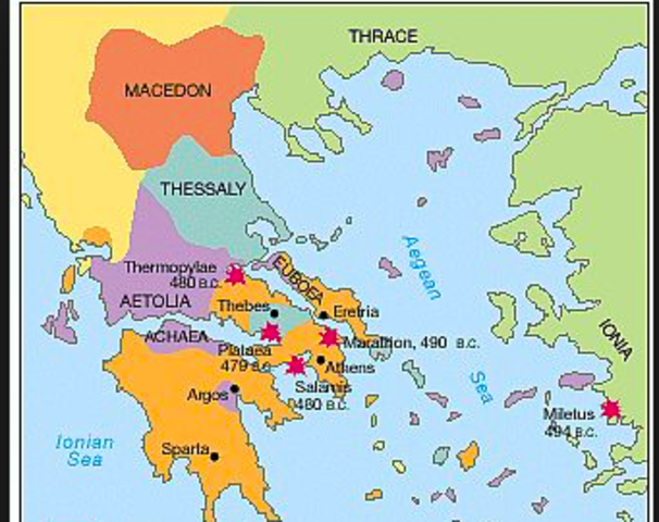 Ancient Greece: Minoans (3000 B.C.E.) to the rise of democracy (488 B.C ...