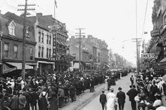 Historical Development of Labour Unions timeline | Timetoast timelines