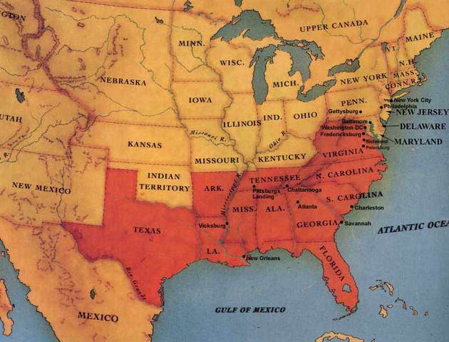 Growing Sectionalism timeline | Timetoast timelines