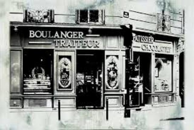 history of restaurant service timeline | Timetoast timelines