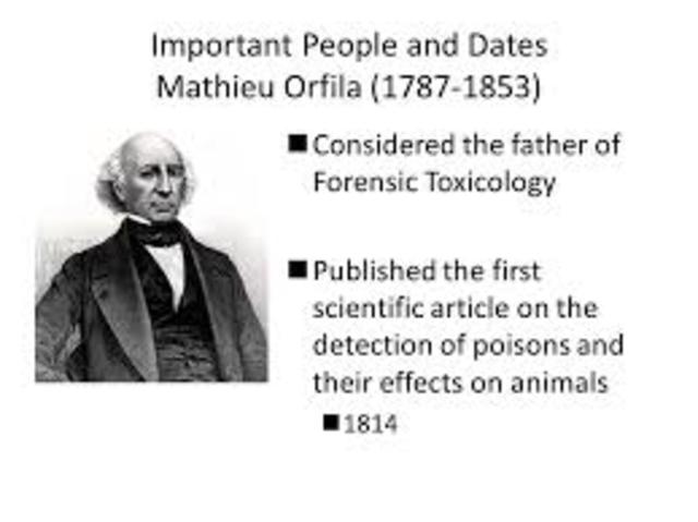 Forensic Science Timeline | Timetoast timelines