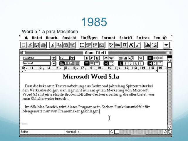 EVOLUCIÓN DE WORD timeline | Timetoast timelines