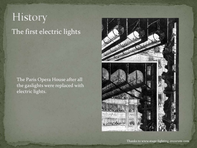 History of Theater Technology timeline | Timetoast timelines