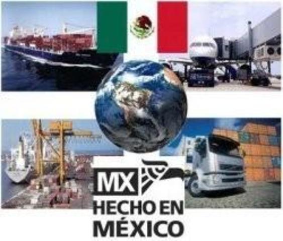 Evolución del comercio en México timeline | Timetoast timelines
