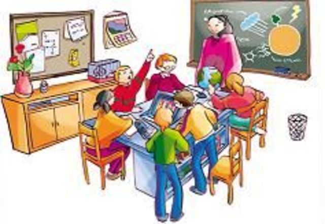Las funciones sociales de la escuela timeline | Timetoast timelines