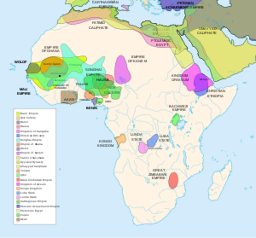 A Short History of Africa timeline | Timetoast timelines