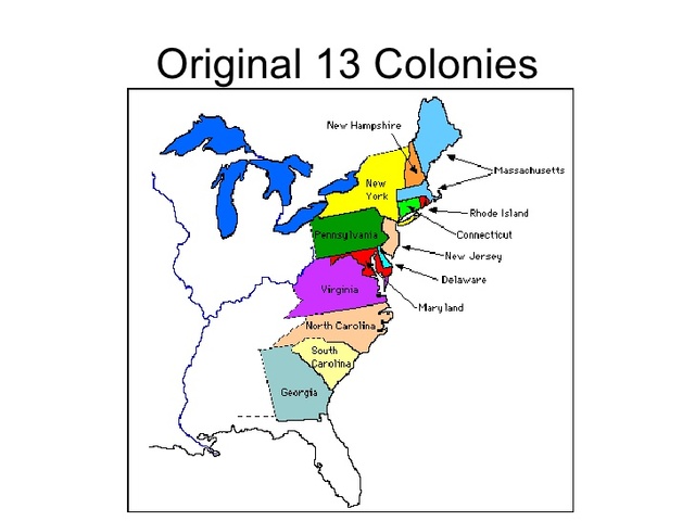 13 colonies timeline | Timetoast timelines