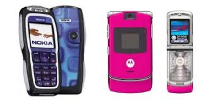 CELULARES timeline | Timetoast timelines