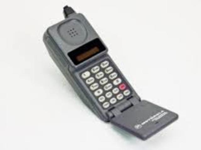 CELULARES 1990 timeline | Timetoast timelines