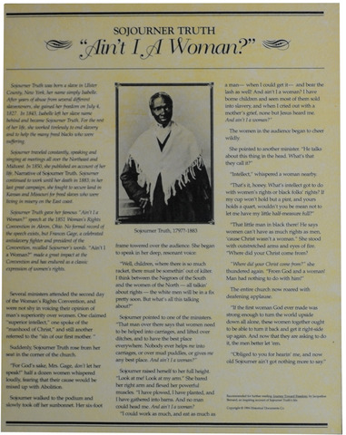 Sojourner Truth timeline | Timetoast timelines