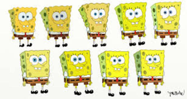 Evolution of SpongeBob SquarePants, and Patrick Star timeline ...