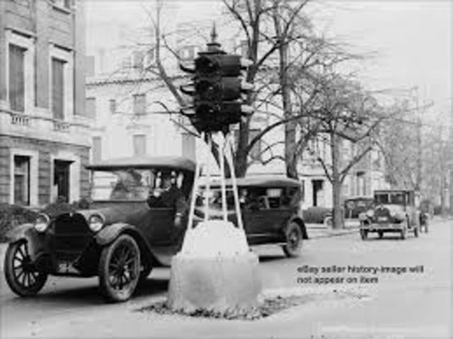 First Pictures Of Traffic Light 1923