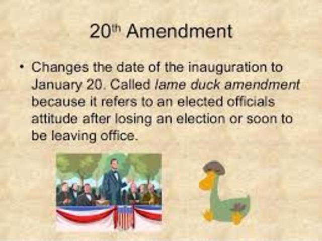 27 Amendments timeline | Timetoast timelines