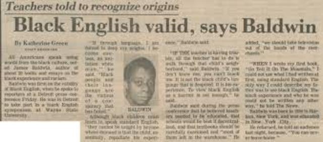 James Baldwin timeline | Timetoast timelines