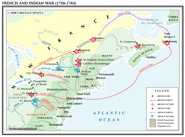 The French and Indian War timeline | Timetoast timelines