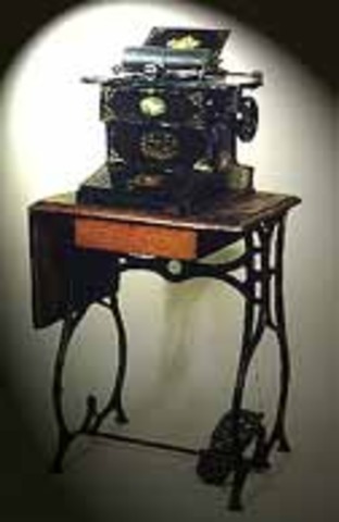 Evolution of the Typewriter timeline | Timetoast timelines