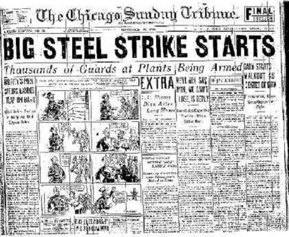 Social Studies: Labor Unions and Strikes timeline | Timetoast timelines