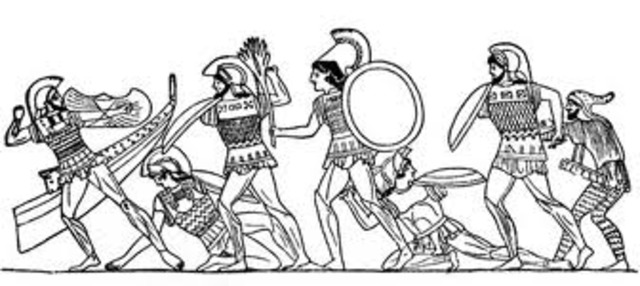 9th Grade Honors Greek Mythology: The Trojan War timeline | Timetoast ...