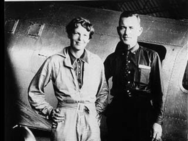 The Life of Amelia Earhart timeline | Timetoast timelines