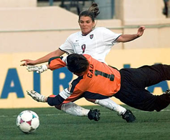 Mia Hamm timeline | Timetoast timelines