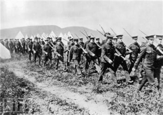 La Grande Guerre - Au Canada timeline | Timetoast timelines