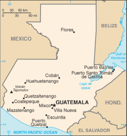 Guatemala's timeline | Timetoast timelines