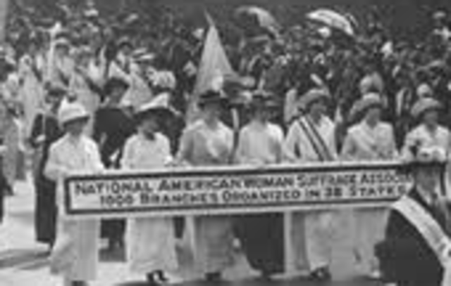 Women's Suffrage timeline | Timetoast timelines