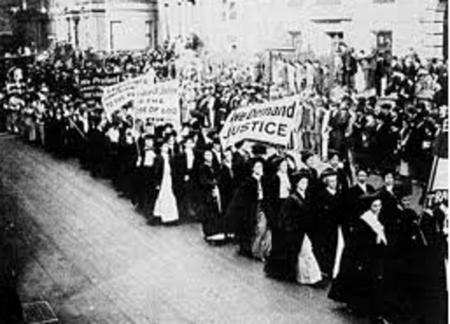Women's Suffrage timeline | Timetoast timelines