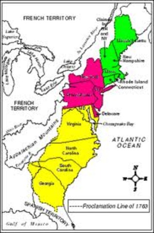 Growth of the Thirteen Colonies from 1600-1800 (AshP) timeline ...